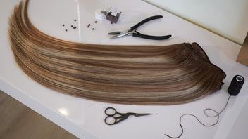 Machine Sewn Weft Hair Extensions - 100% Virgin Remy Human Hair